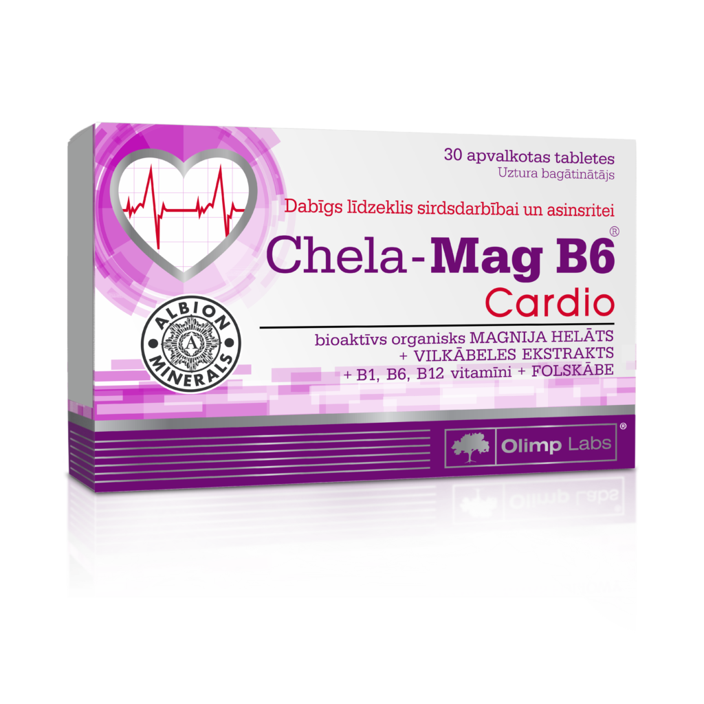 Magnijs + B6 Cardio (30 tabletes) – FitFactory