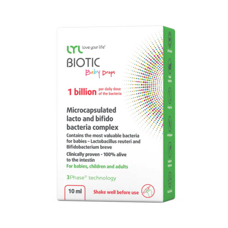LYLBiotic Baby Drops / Labās Baktērijas Zīdainim (10ml) – FitFactory